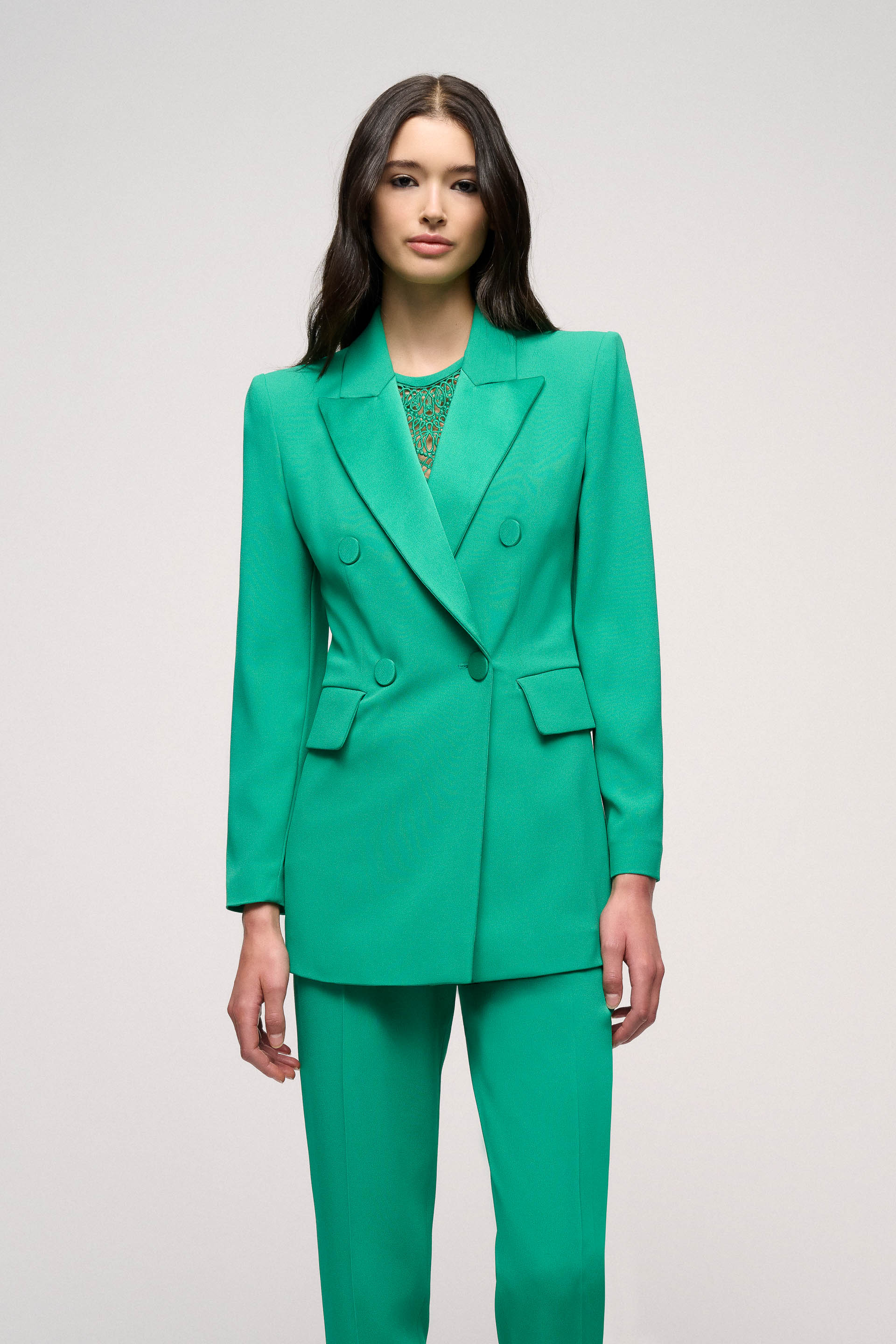 Vegetale - Jacket with satin lapels | LS storefront catalog - Luisa ...