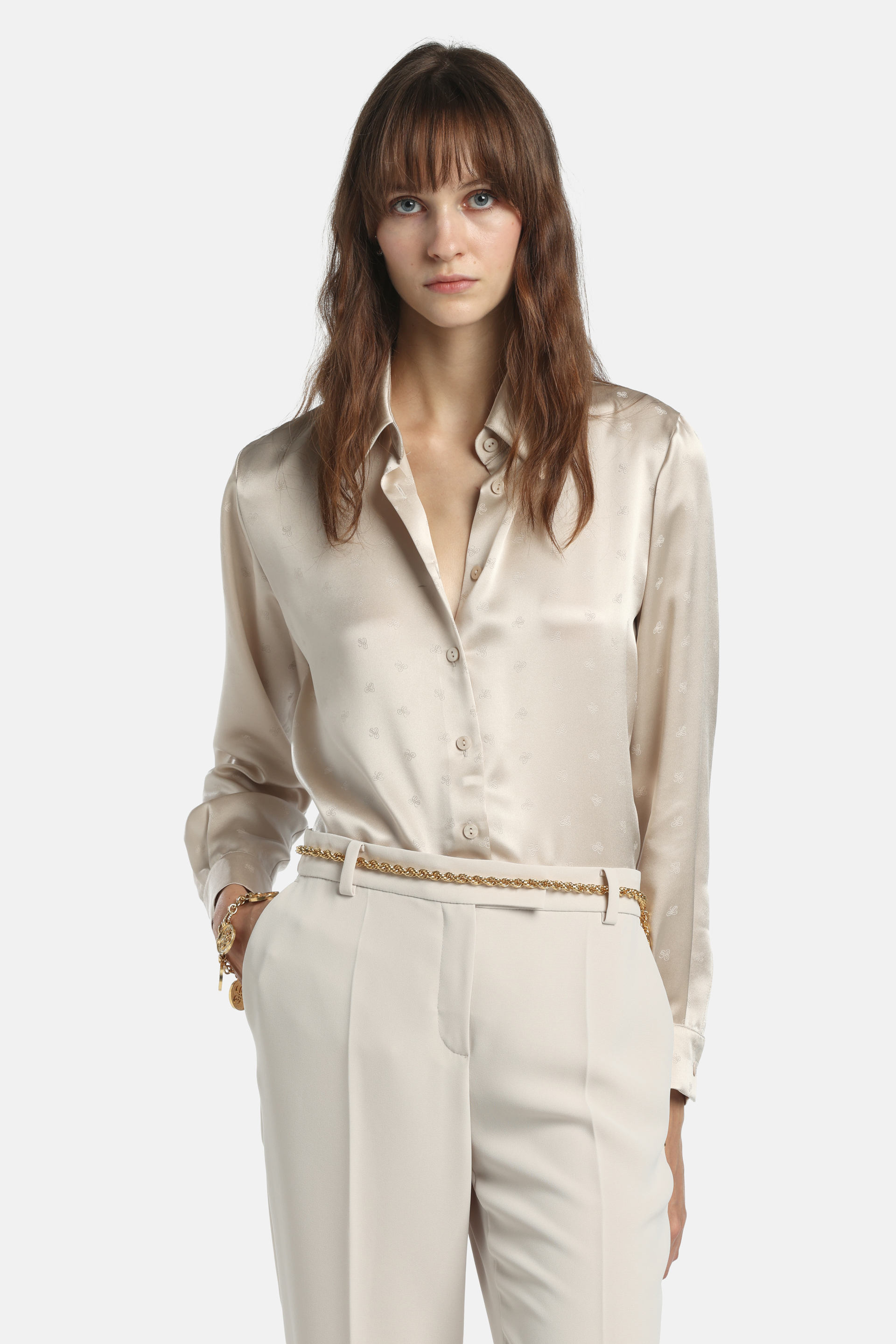 Baronetto - Pure silk shirt | CLOTHING - Luisa Spagnoli