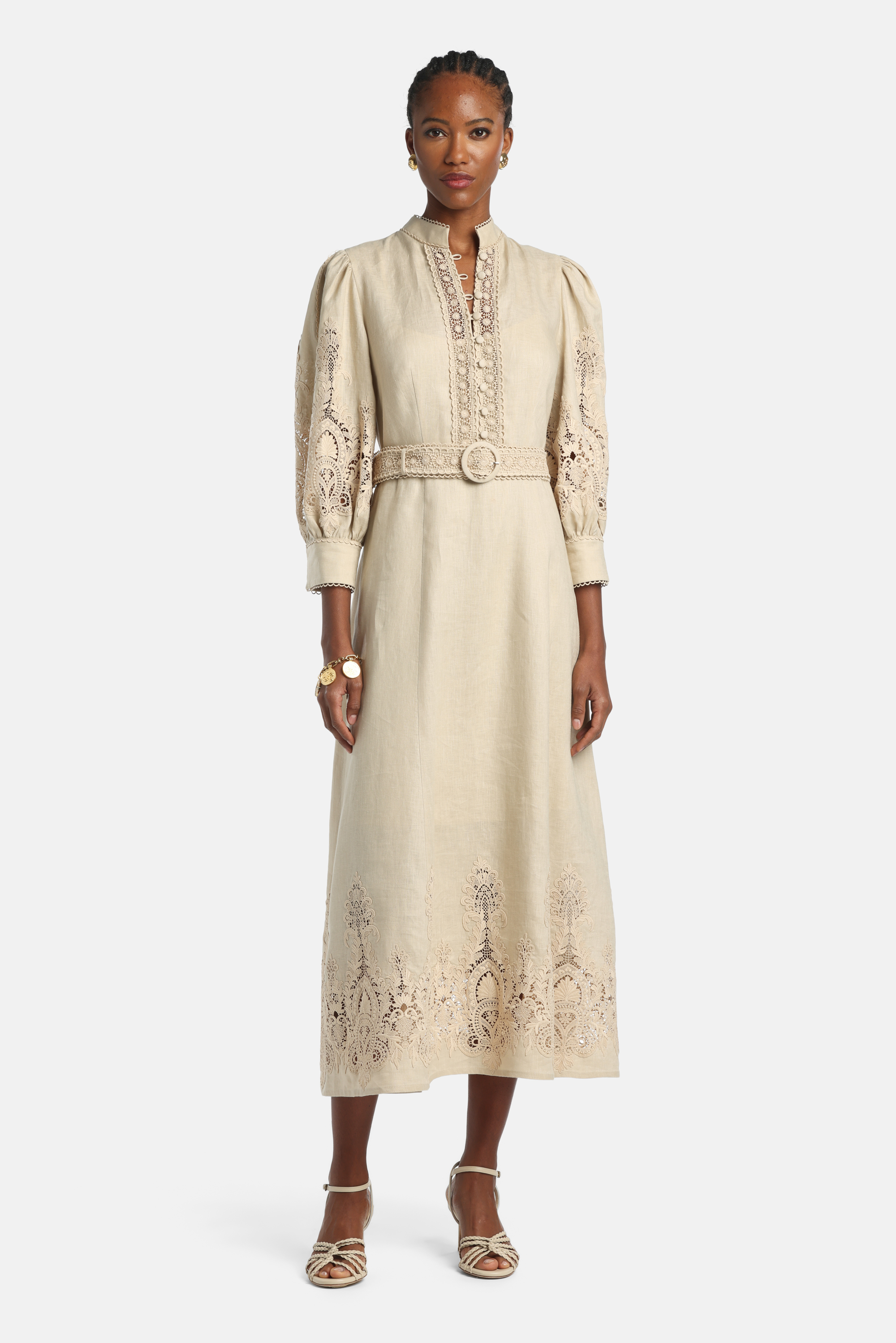 Provina - Elegant macramé dress | CLOTHING - Luisa Spagnoli