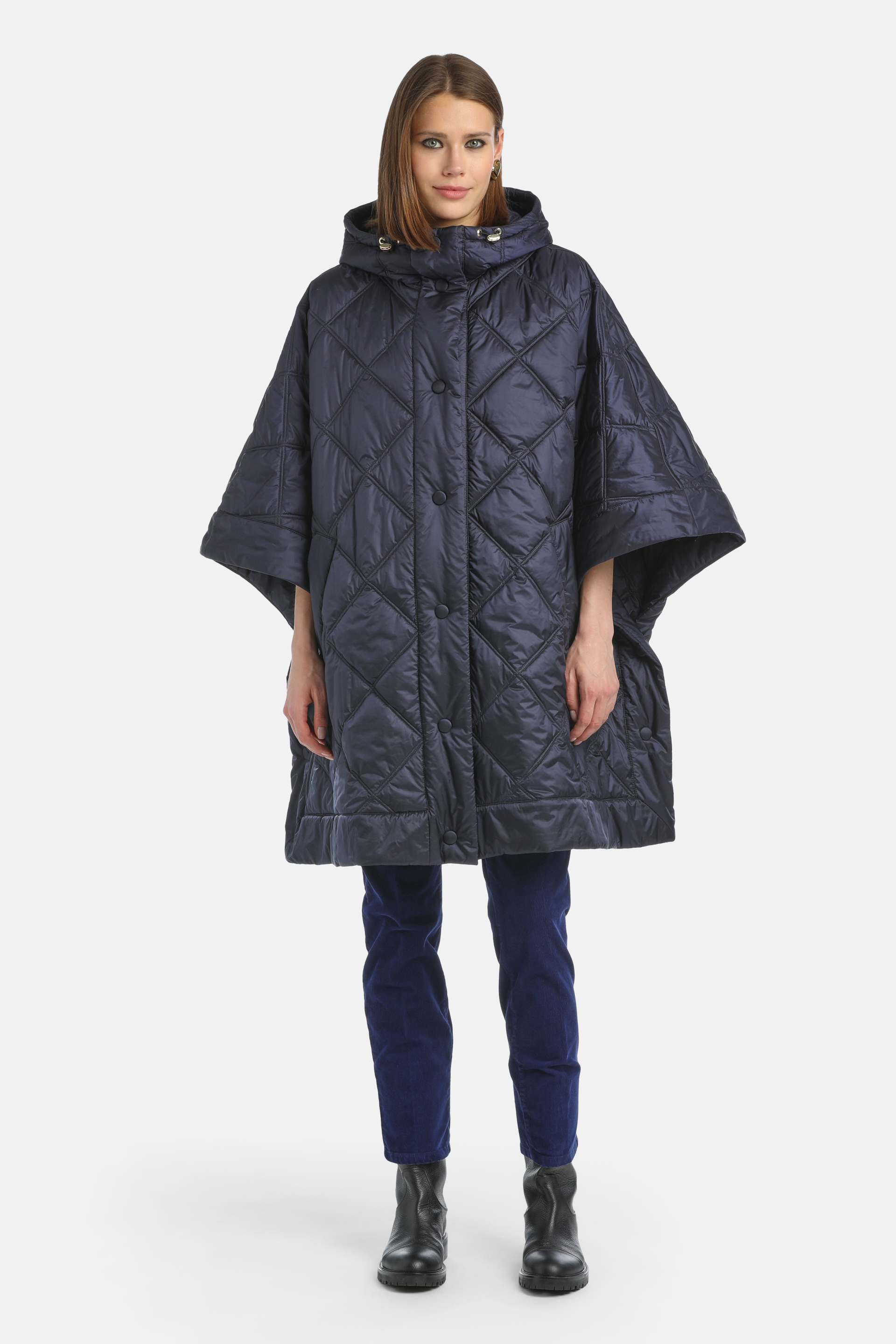 Saldo - Quilted cape | Outerwear - Luisa Spagnoli