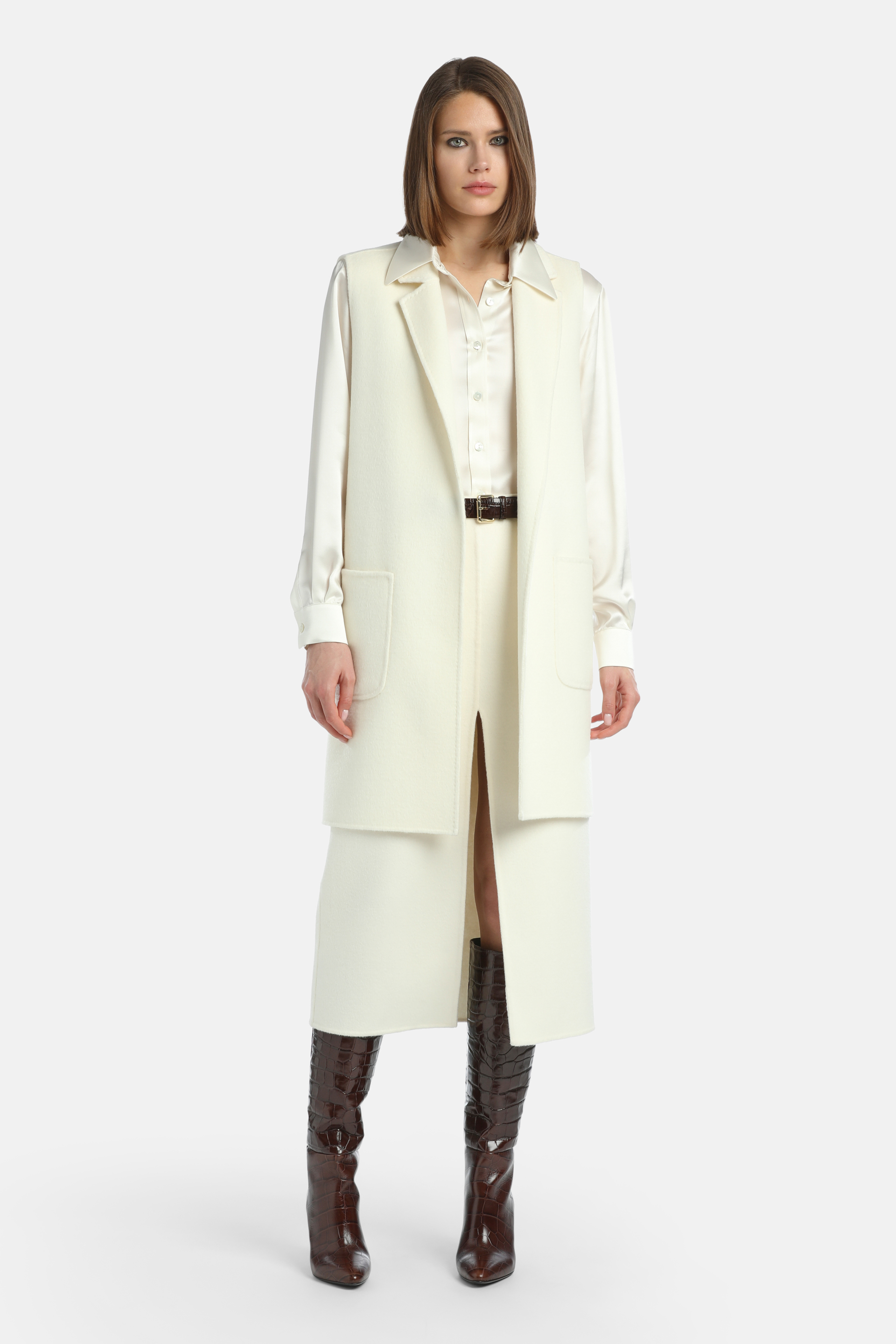 Sacca - Sleeveless blazer | Jackets & Blazers - Luisa Spagnoli