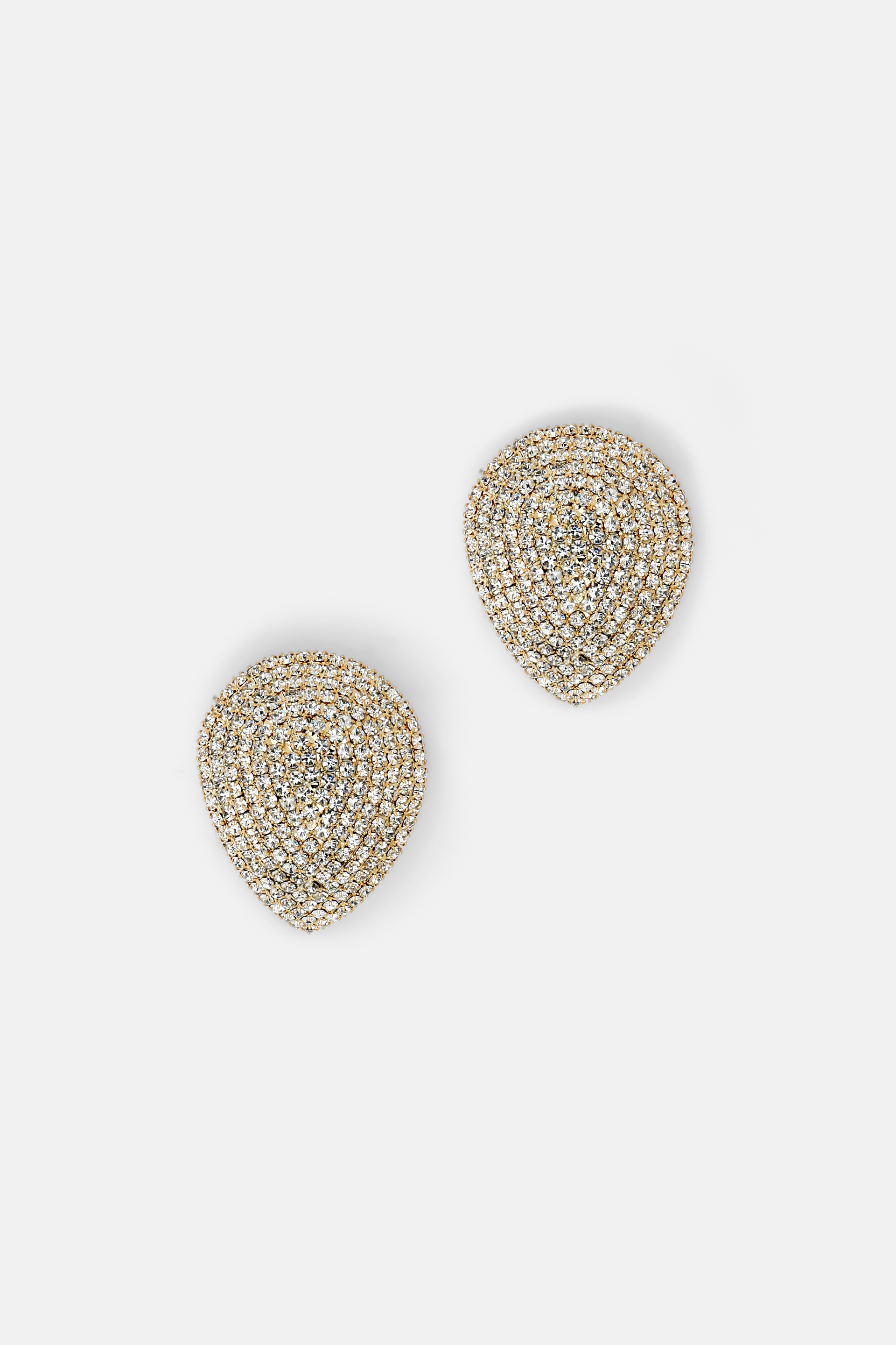 Numerio - Pavé earrings | Bijoux - Luisa Spagnoli