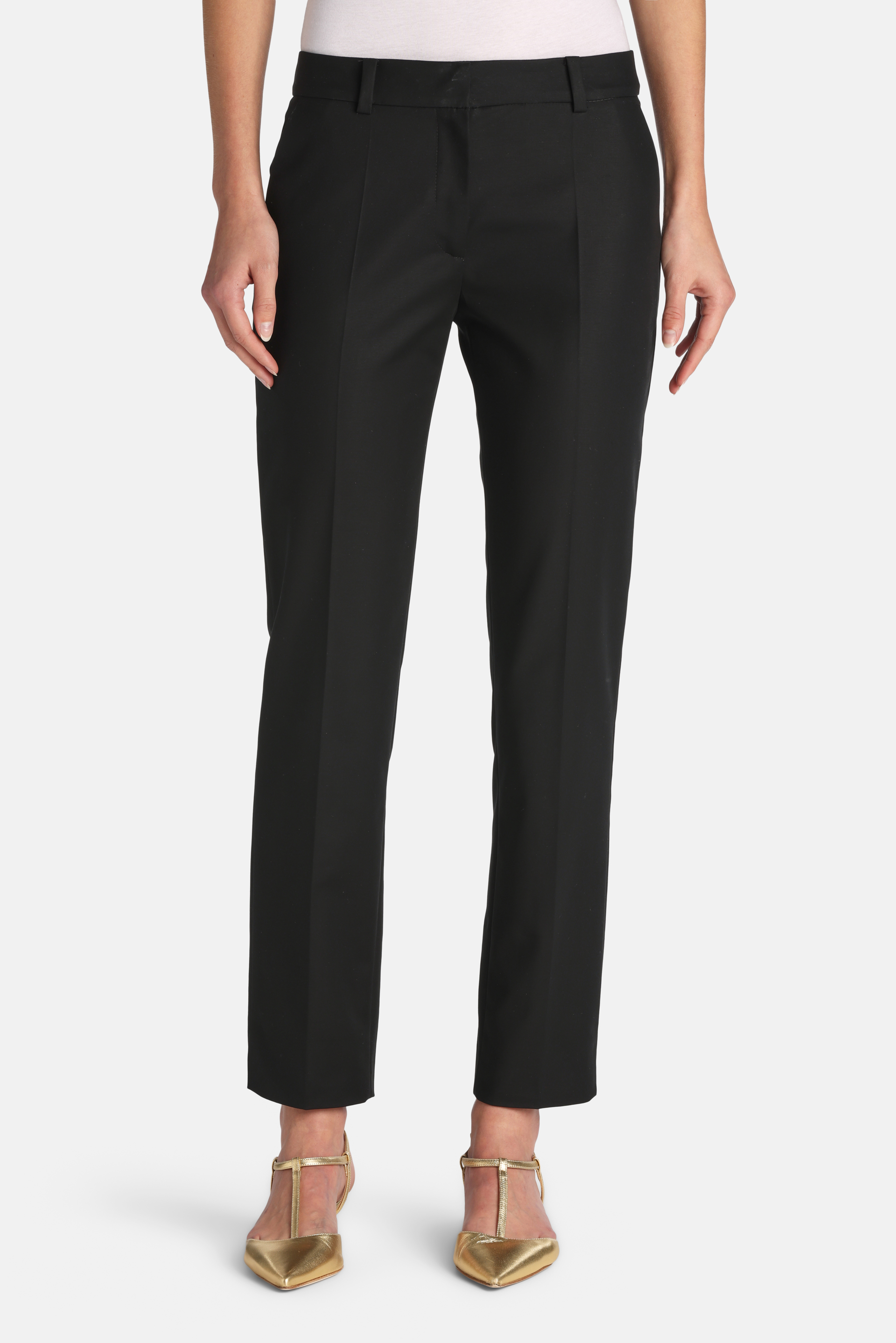 Amatore - Pressed crease pants | CLOTHING - Luisa Spagnoli
