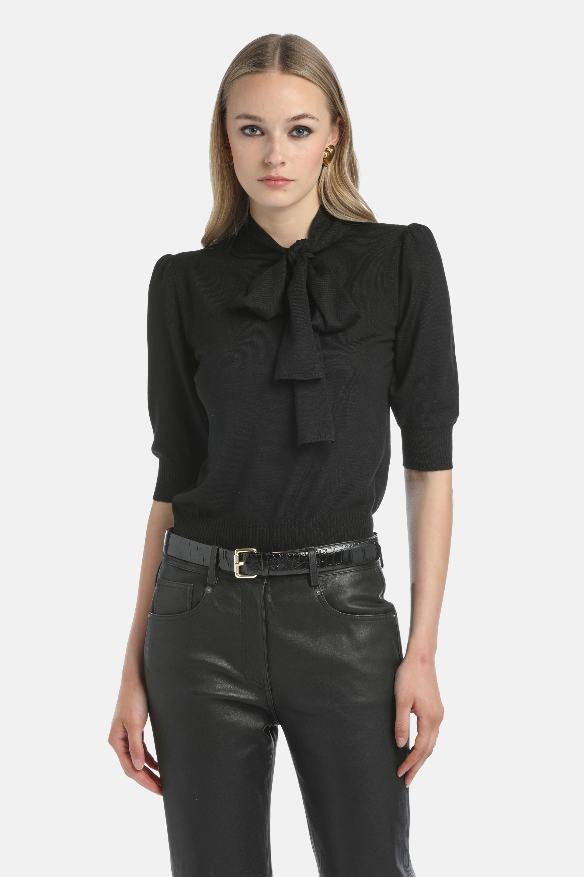 Mimo - Bow sweater | Pullover e Cardigan - Luisa Spagnoli