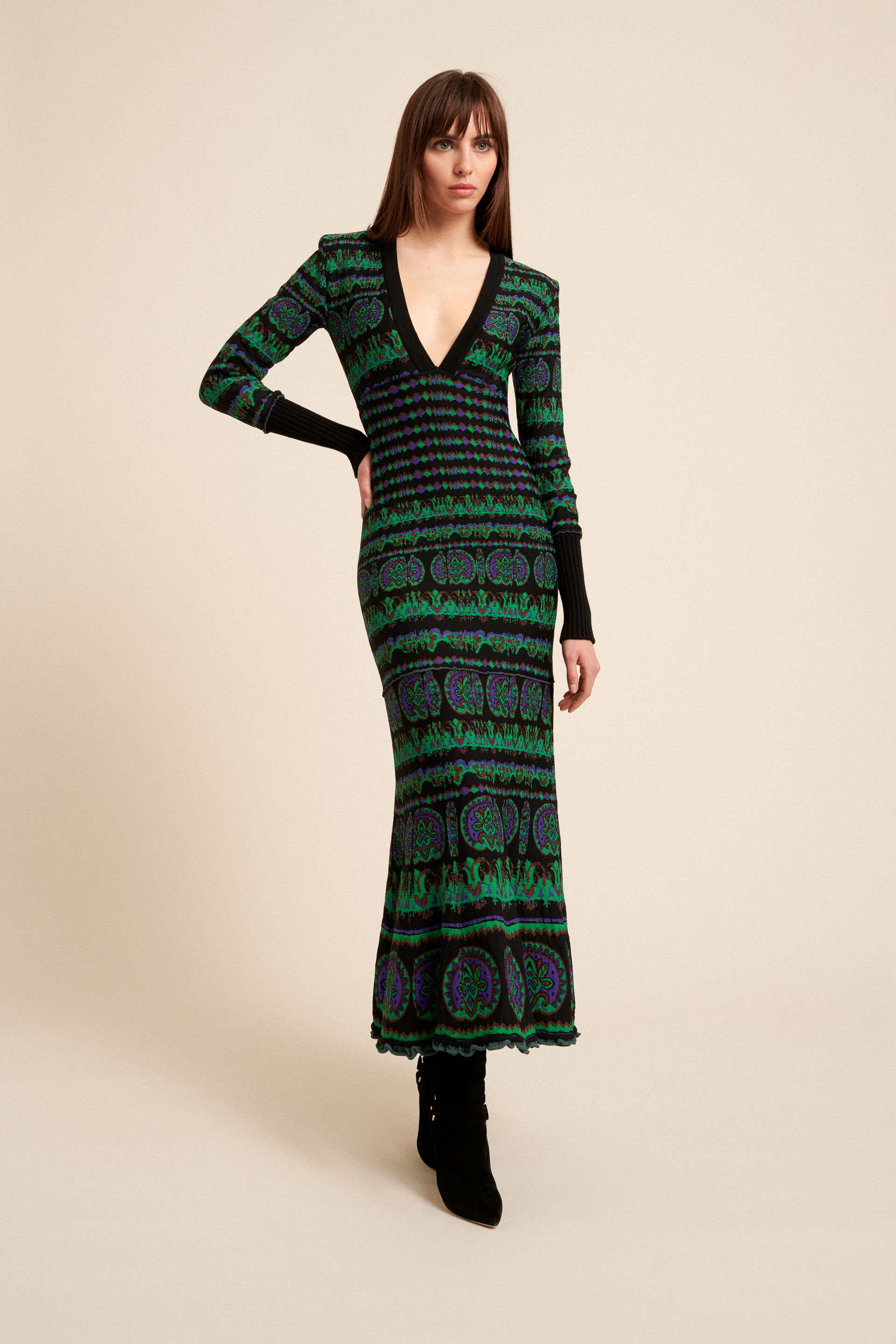 Patterned dress - Fashion Show